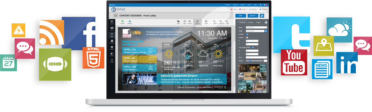 LED Display CMS Platform
